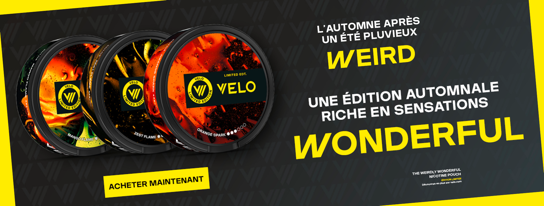 VELO Sachets de nicotine sans tabac | nicotine pouches | VELO Suisse