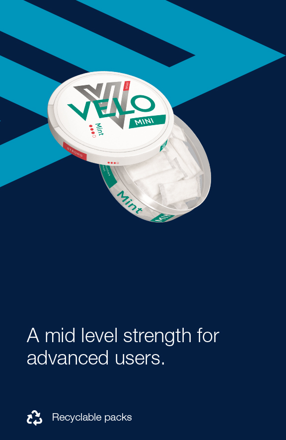 VELO Tobacco Free Nicotine Pouches | VELO Switzerland