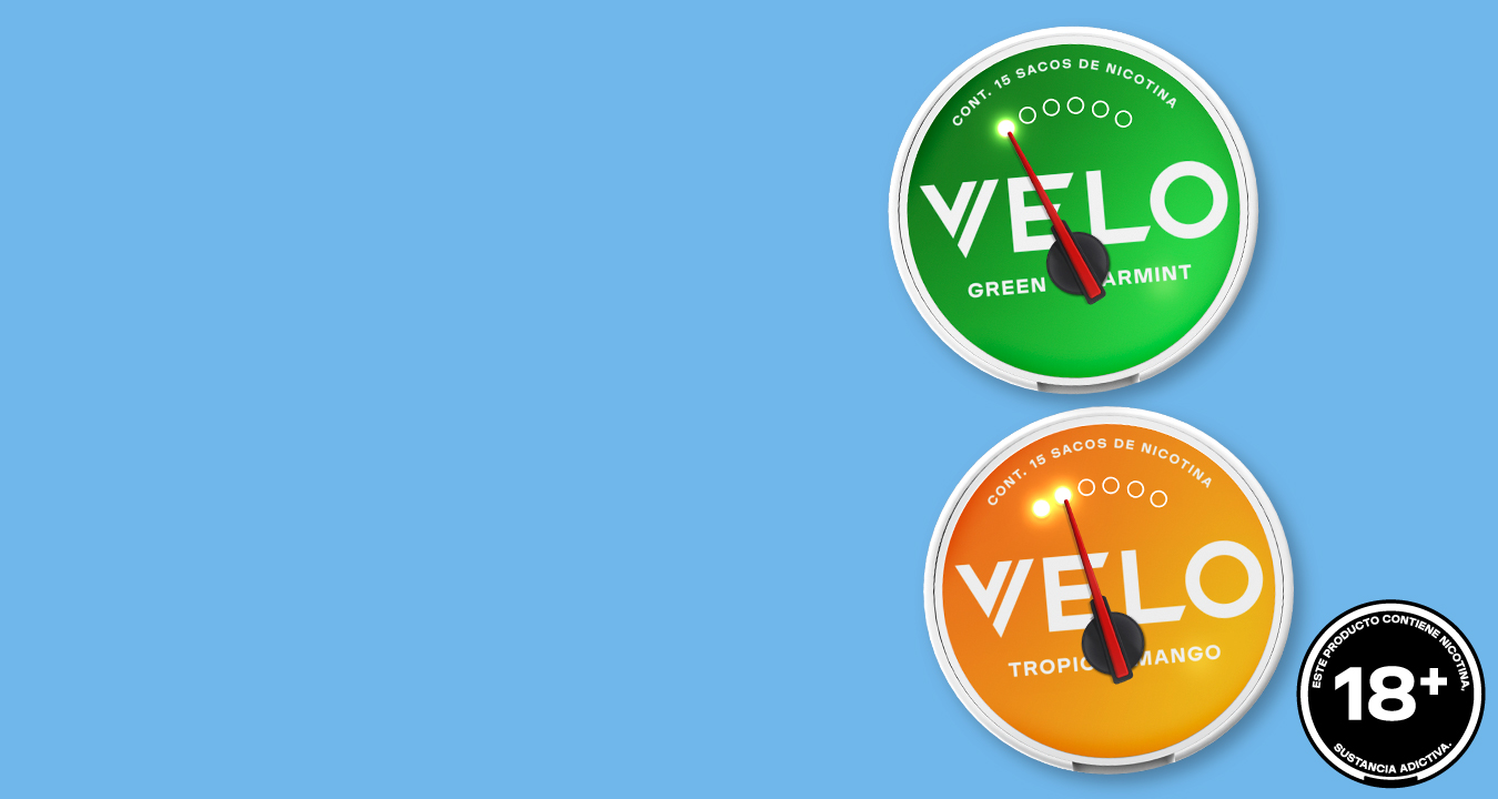 Bolsas de Nicotina VELO MX | Nueva Experiencia de Nicotina